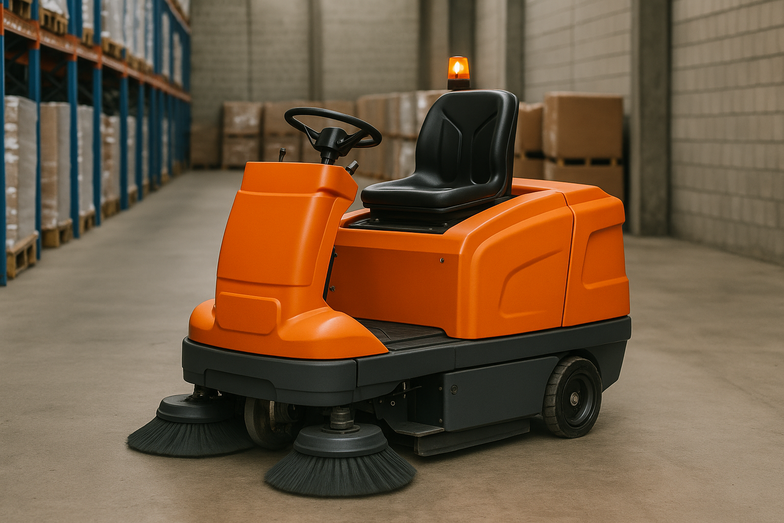 Ride-On Floor Sweepers – Grime Zero Industrial Clean